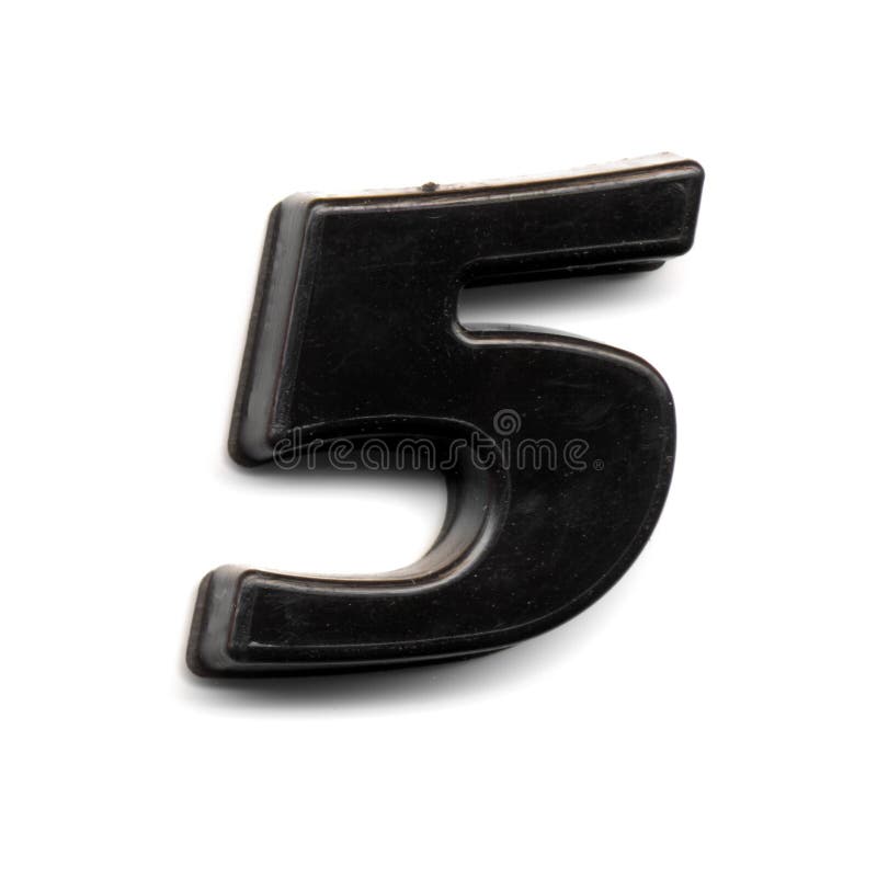 Plastic Magnetic Number 5 Stock Photos - Free & Royalty-Free Stock ...