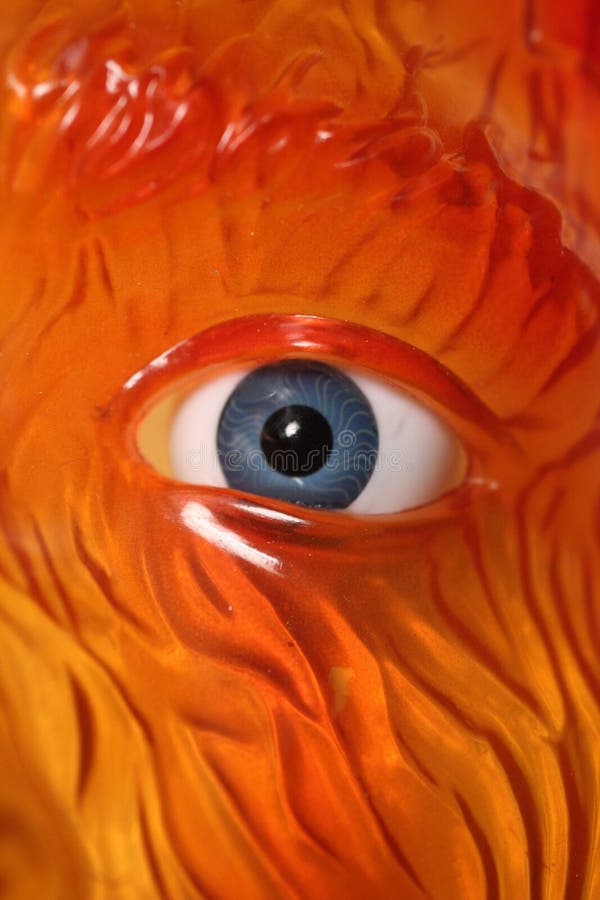 Plastic mask with fake eye stock image. Image of rubber - 7859739