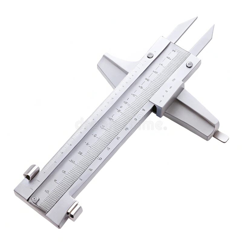 Plastic Measuring Caliper with Fine Adjustment Capabilities Stock ...