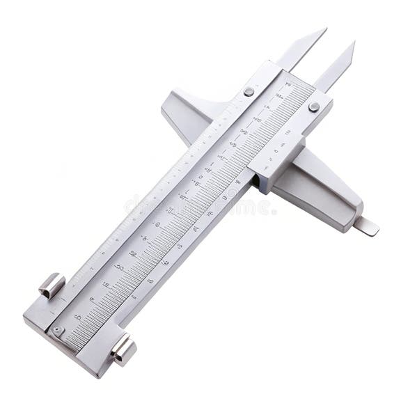Plastic Measuring Caliper with Fine Adjustment Capabilities Stock ...