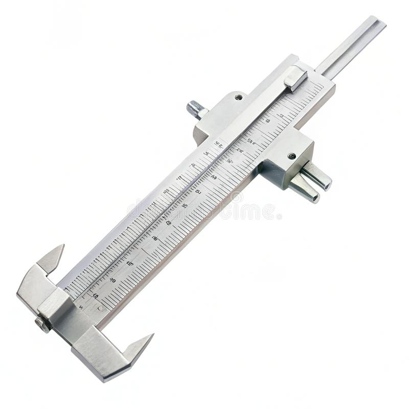 Plastic Measuring Caliper with Fine Adjustment Capabilities Stock ...