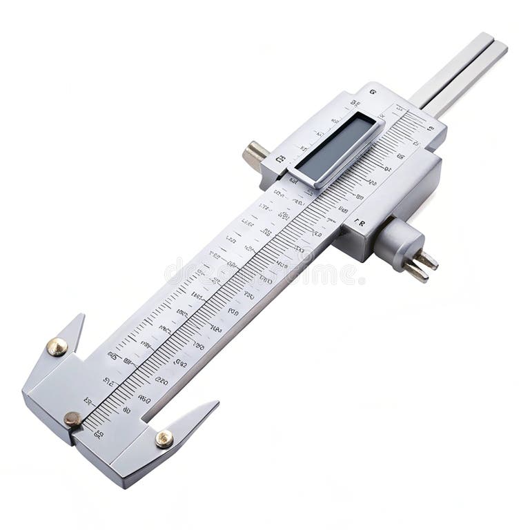 Plastic Measuring Caliper with Fine Adjustment Capabilities Stock ...