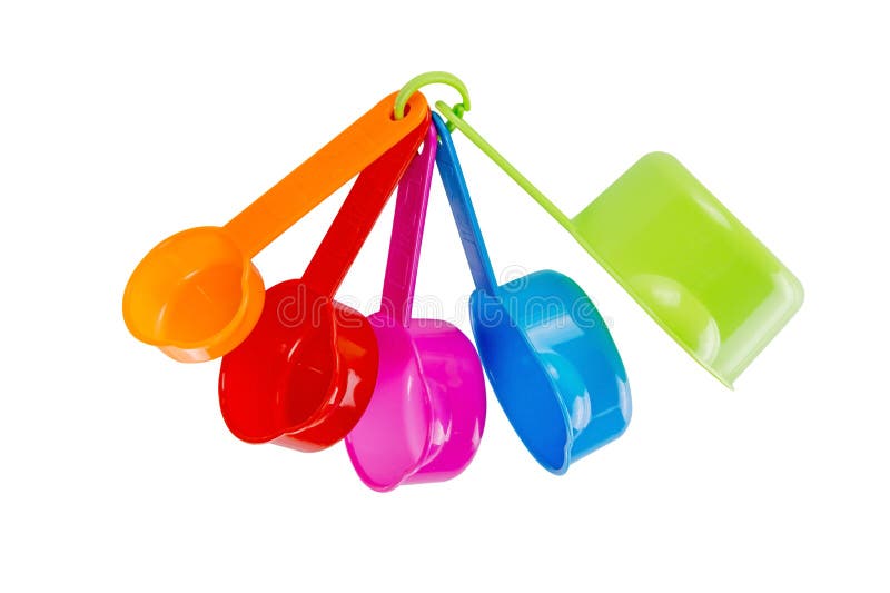 Measuring Cups with Various Sugars with Names Stock Photo - Image of ...