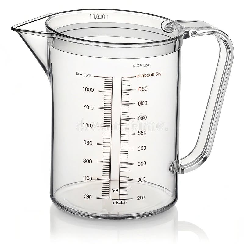 Plastic Measuring Pitcher with Spout PNG Stock Illustration ...