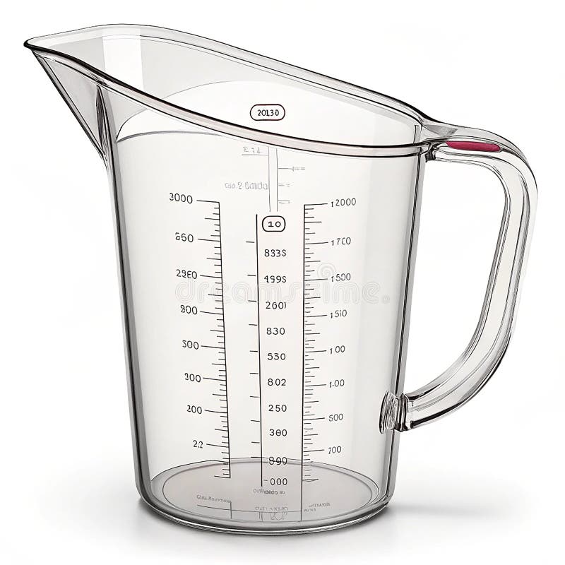 Plastic Measuring Pitcher with Spout PNG Stock Illustration ...