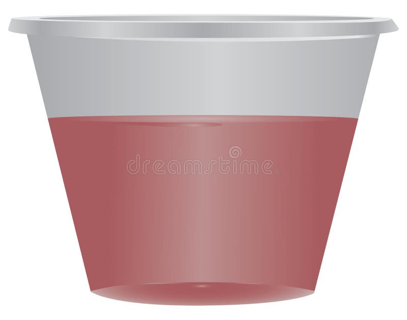 Plastic Medical Container with Curative Medicine Stock Vector ...