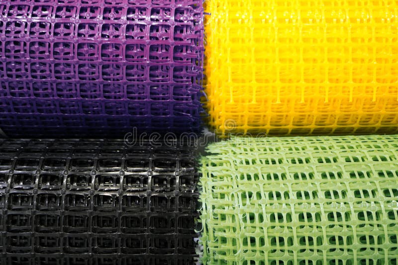 Plastic Mesh. Reinforcement Mesh Stock Image - Image of grid, netting ...