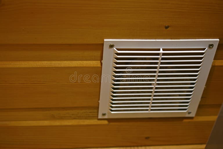 Plastic Mesh Ventilation in the Wooden Ceiling of the House ...