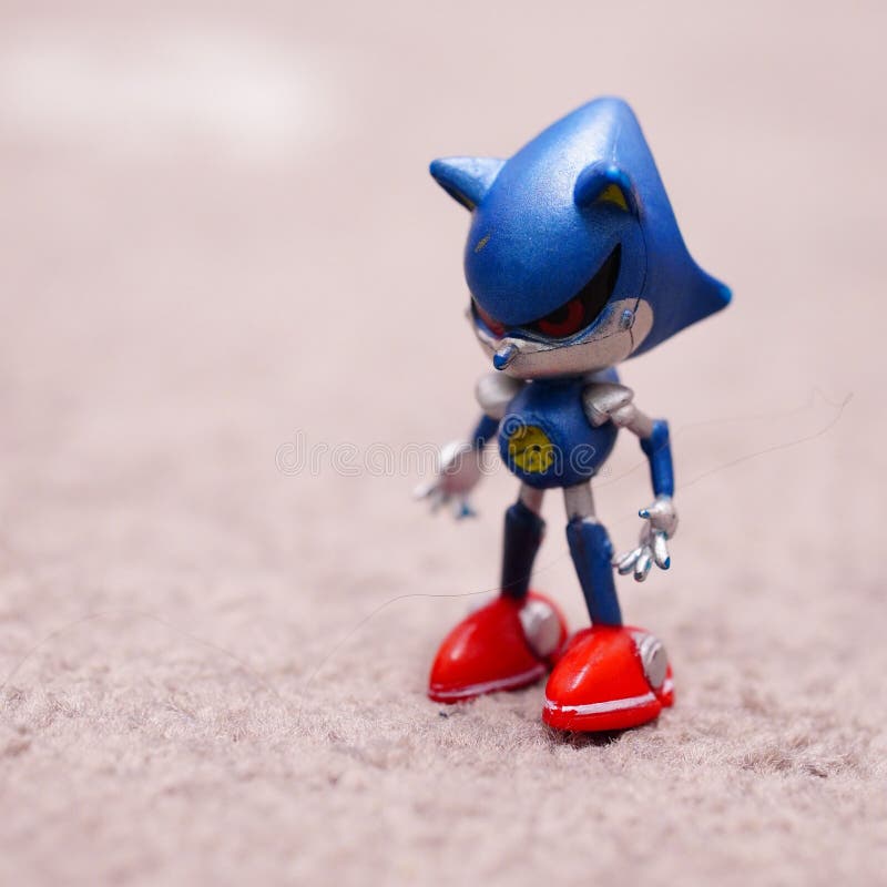 Plastic Metal Sonic Toy Figurine on a Floor Editorial Photo - Image of ...