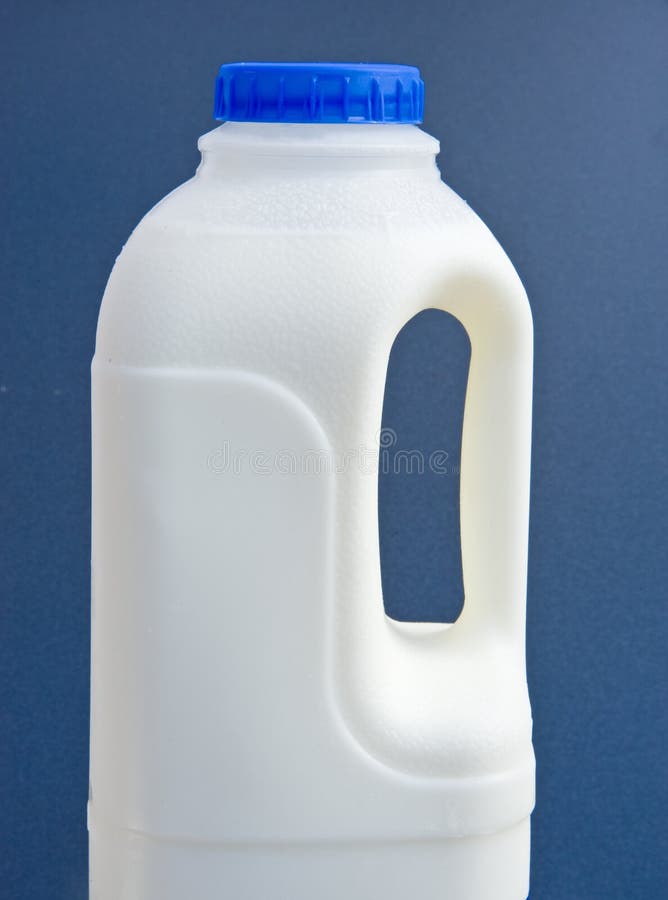 Plastic Milk Bottle with Handle. Stock Image - Image of litre, health ...