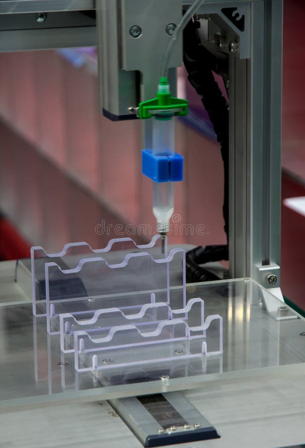 Plastic milling machine stock image. Image of engrave - 95259949