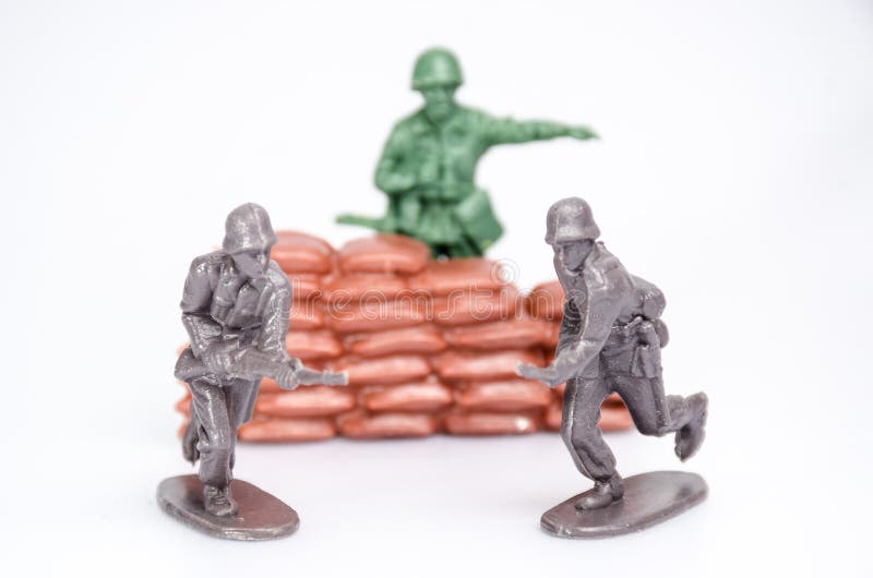 Plastic mini toy soldiers stock photo. Image of weapon - 80175958