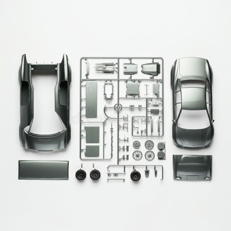 Model Car Kit Components Stock Illustrations – 17 Model Car Kit ...