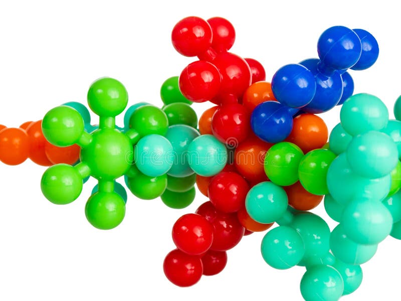 Plastic Model of Chemical Elements of Protein Molecules, Isolated on ...