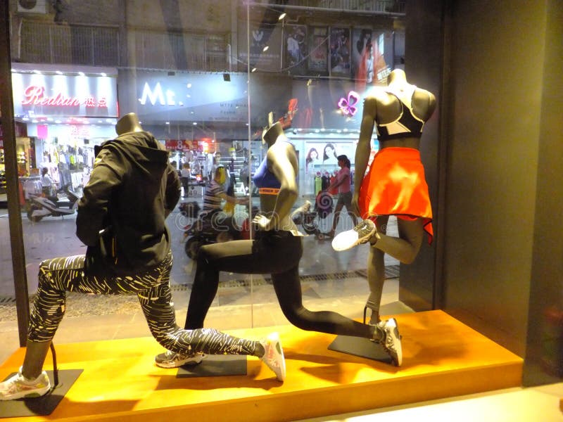 Plastic Model of Clothing Store Editorial Stock Image - Image of ...