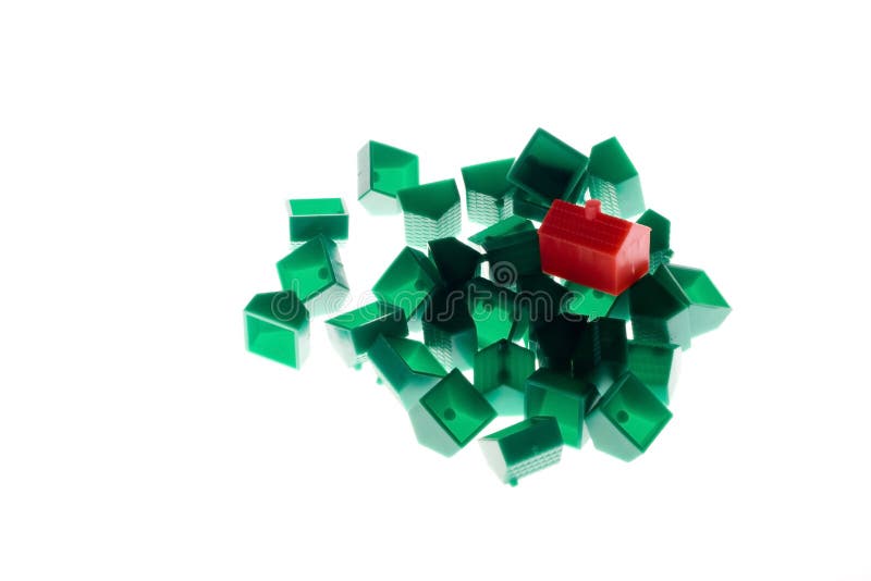 Plastic model houses stock photo. Image of home, housing - 5831852