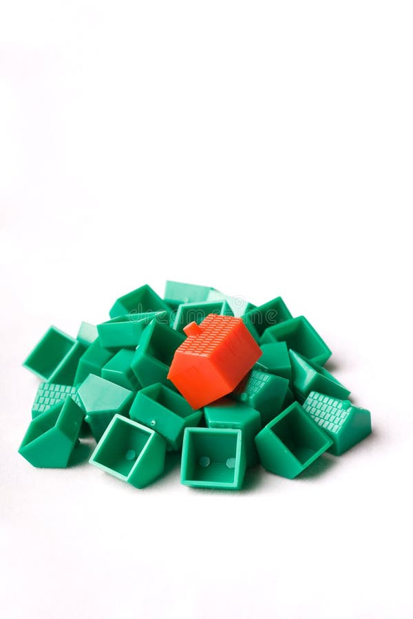 Plastic model houses stock photo. Image of belly, estate - 5831858