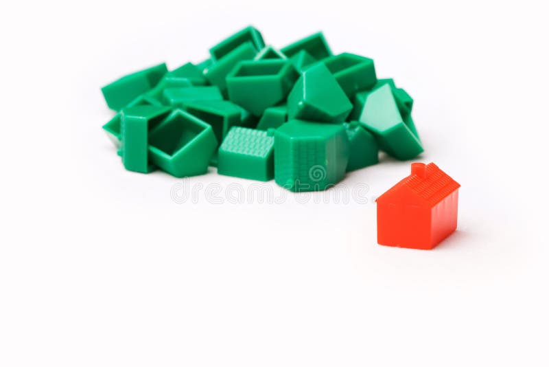 Plastic model houses stock image. Image of market, home - 5831889