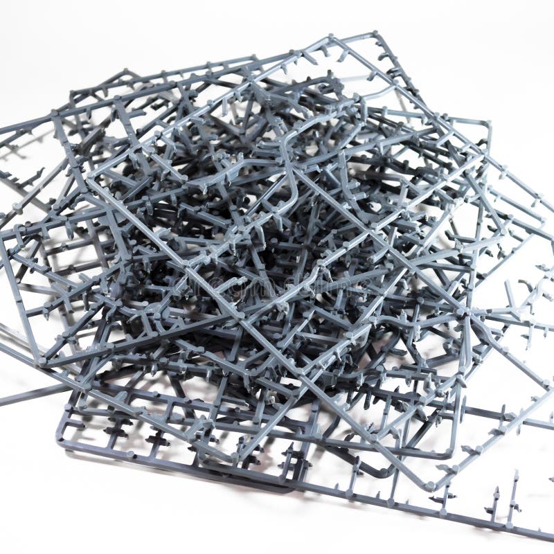Plastic Model Kit Empty Trays Stock Image - Image of diagram, frame ...