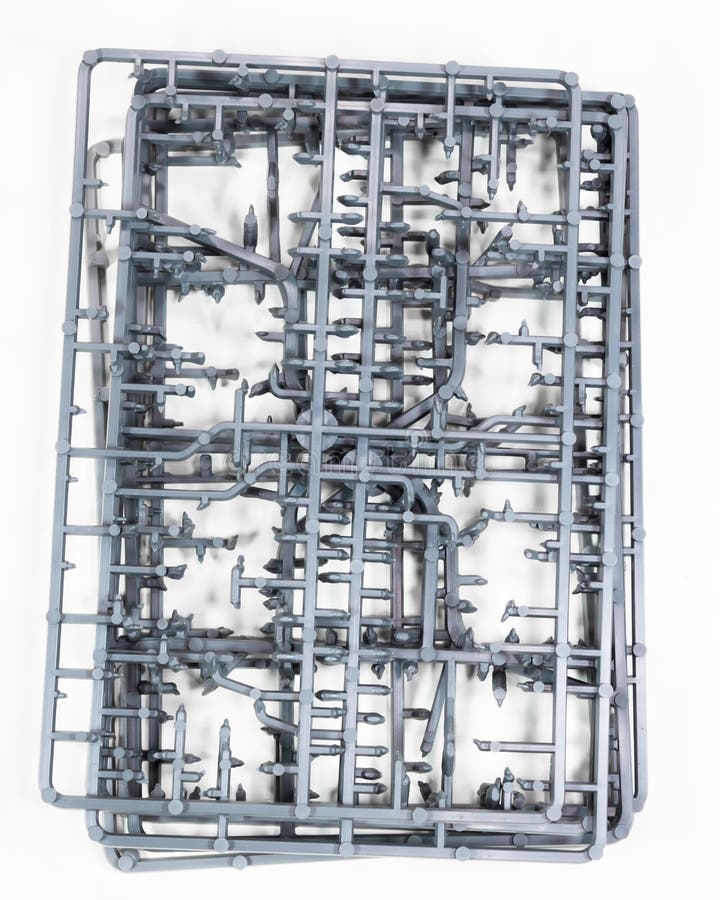 Plastic Model Kit Empty Trays Stock Image - Image of diagram, kids ...