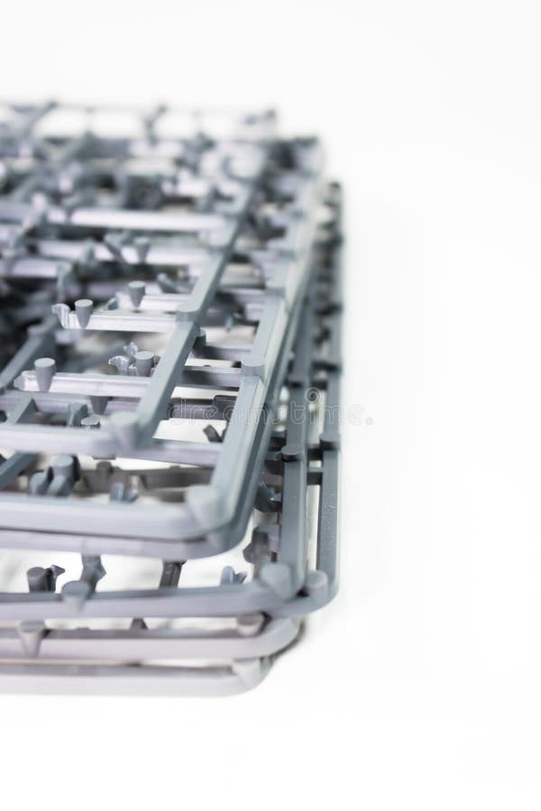 Plastic Model Kit Empty Trays Stock Photo - Image of frame, matter ...