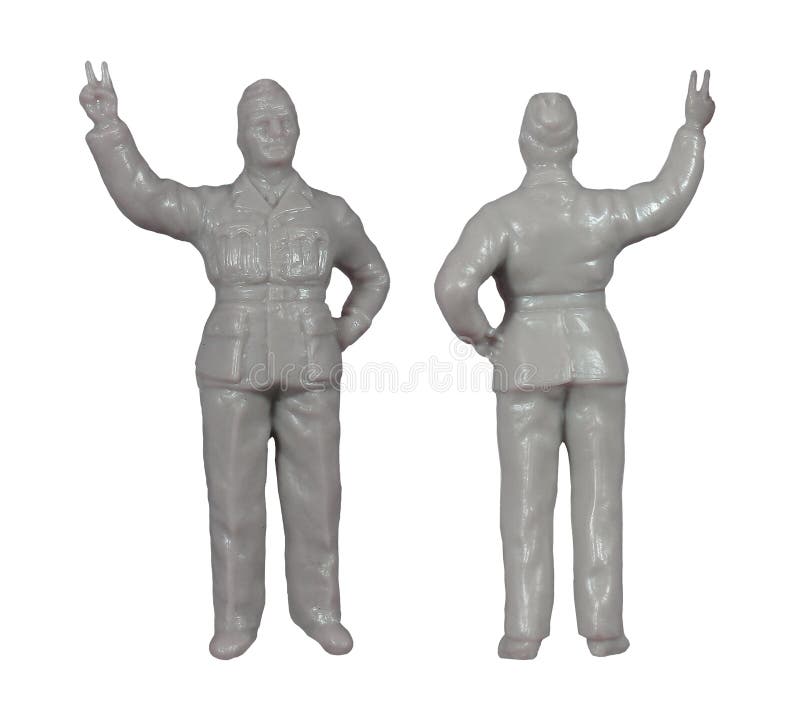 Plastic Model Military Figures Stock Photo - Image of human, white ...