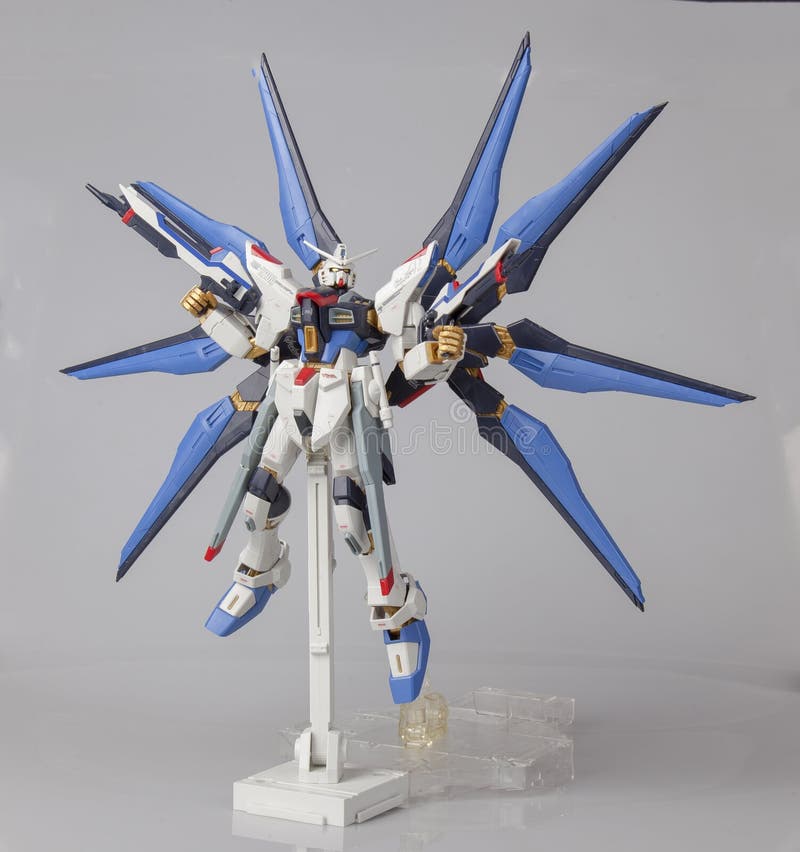 Plastic Model Of Strike Freedom Master Grade With Stand Editorial Photo ...
