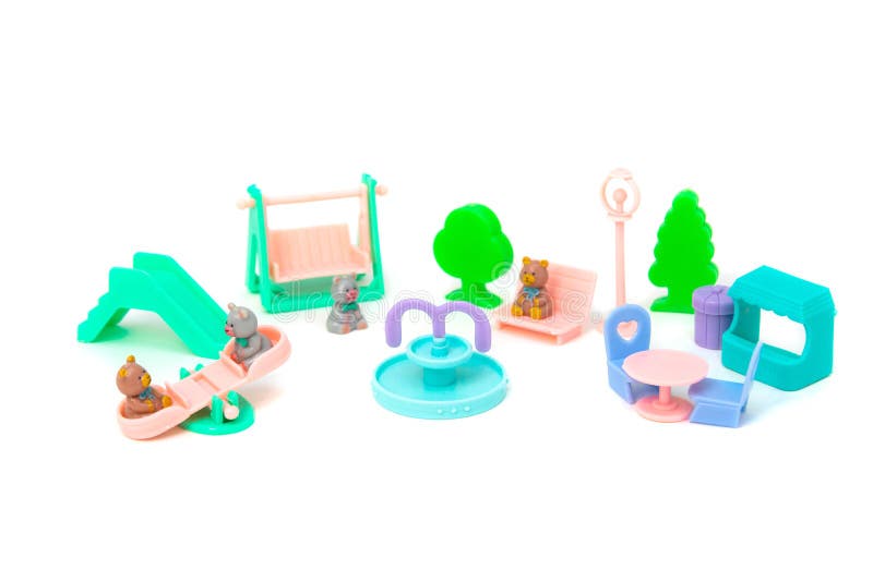 Plastic Model of Urban Environment Park Stock Image - Image of green ...