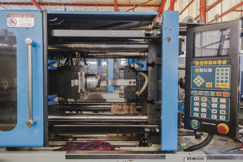 Plastic Dies Injection Machine Stock Photo - Image of injection ...