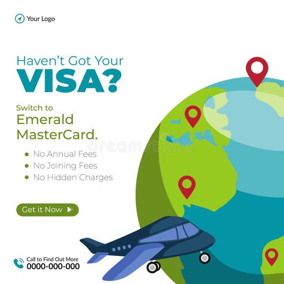 Banner Design of Switch To Emerald Master Card Stock Vector ...