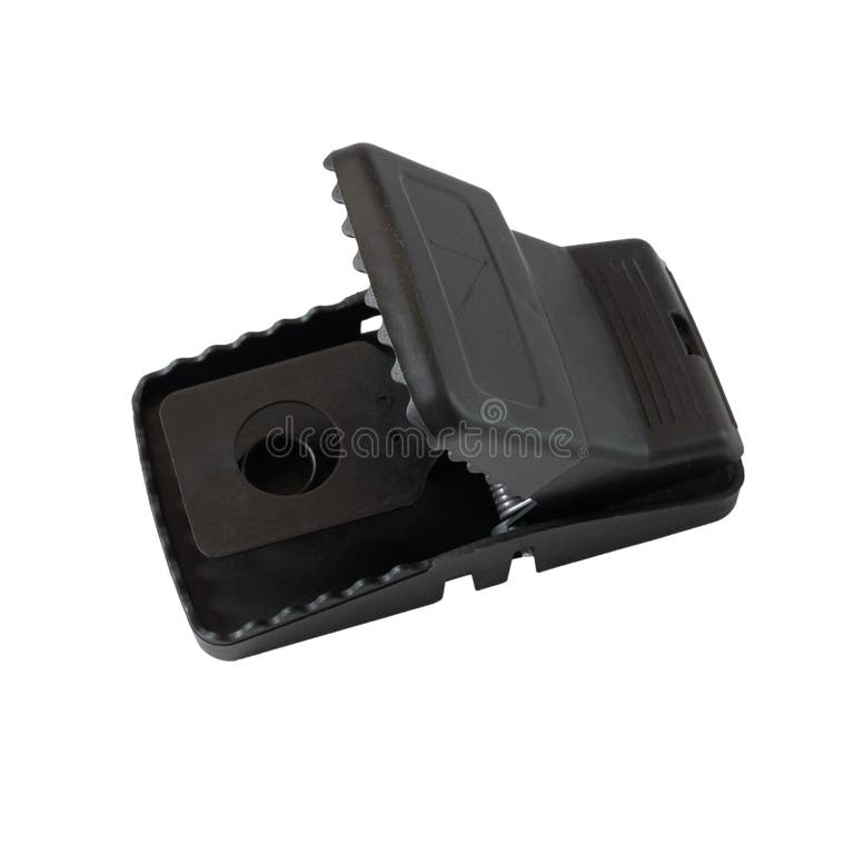 Plastic Mouse Trap on White Stock Image - Image of protection, home ...