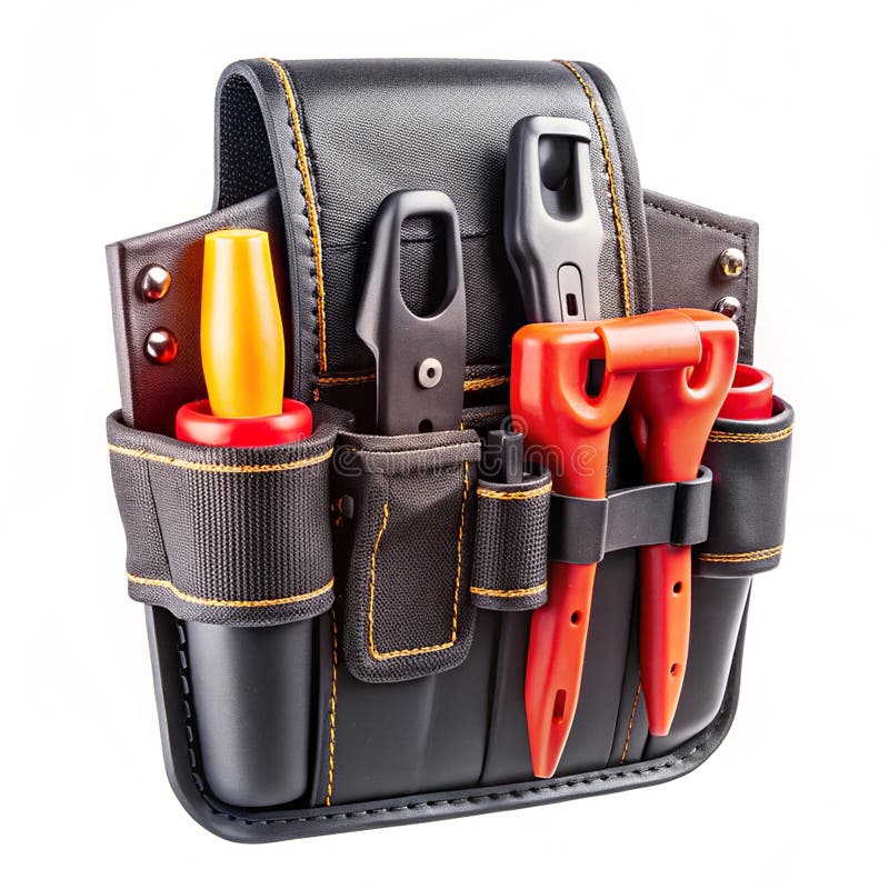 Plastic Multi-tool Holder with a Belt Attachment Stock Illustration ...