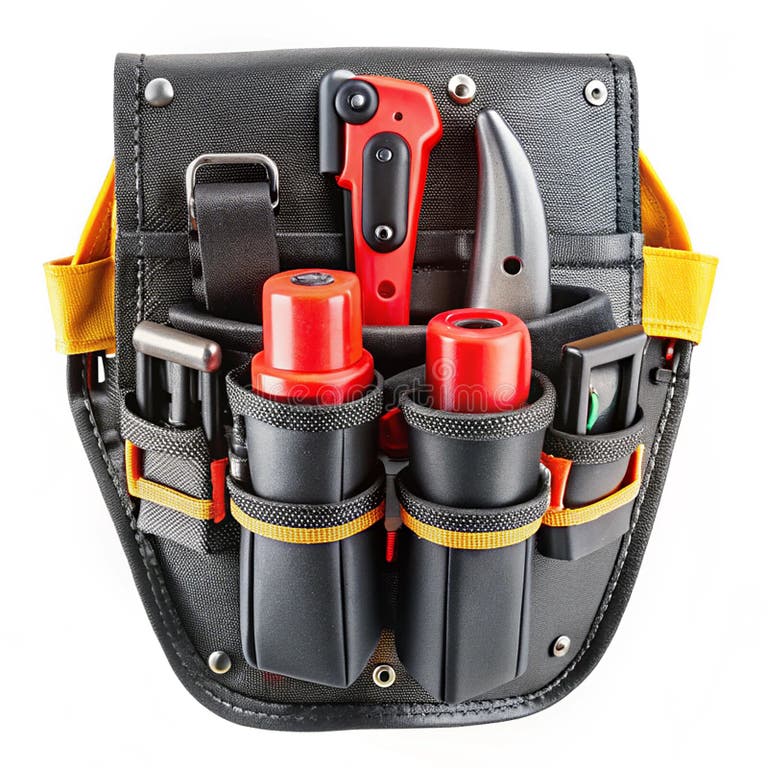 Plastic Multi-tool Holder with a Belt Attachment Stock Illustration ...