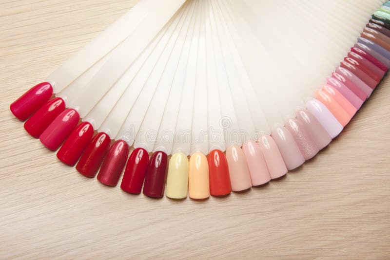 Plastic Nail Wooden Table Background Stock Photo - Image of beautiful ...