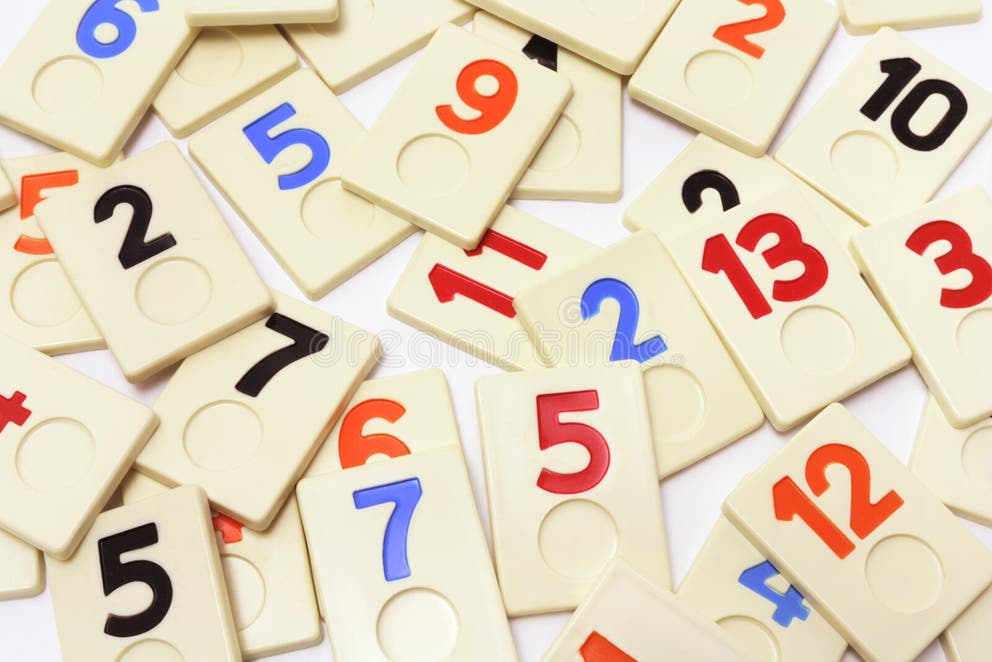 Plastic Number Pieces stock photo. Image of white, numbers - 7670788
