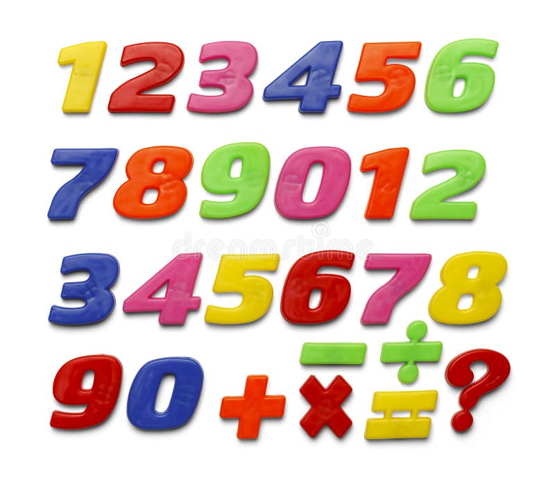 Plastic Numbers stock photo. Image of childhood, schooling - 2769326
