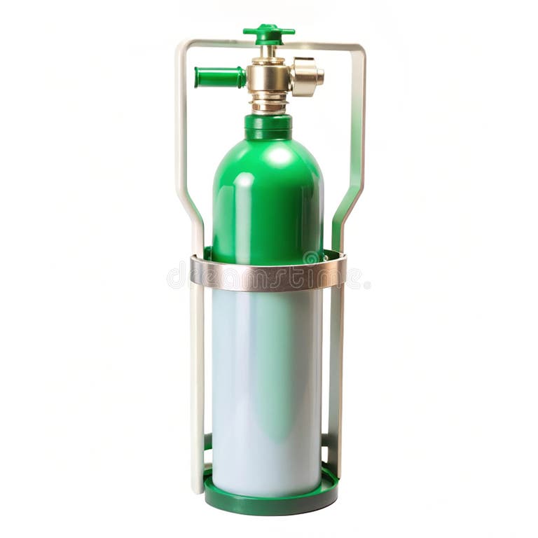 Plastic Oxygen Tank Holder for Easy Mounting Stock Illustration ...
