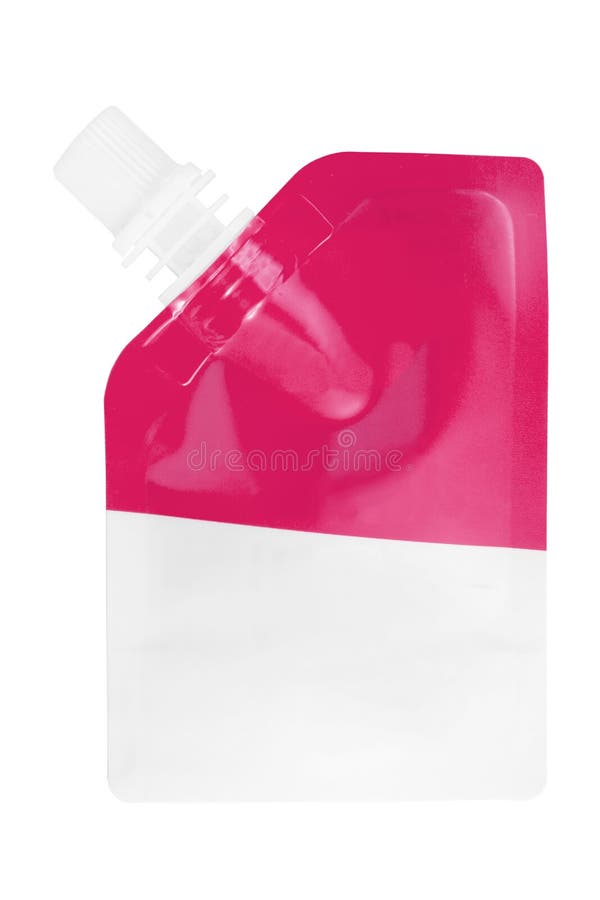 Plastic pack isolated stock photo. Image of liquid, product - 206259238