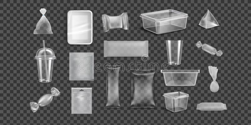 Transparent Plastic Snack Cookie Pack Stock Illustrations – 857 ...