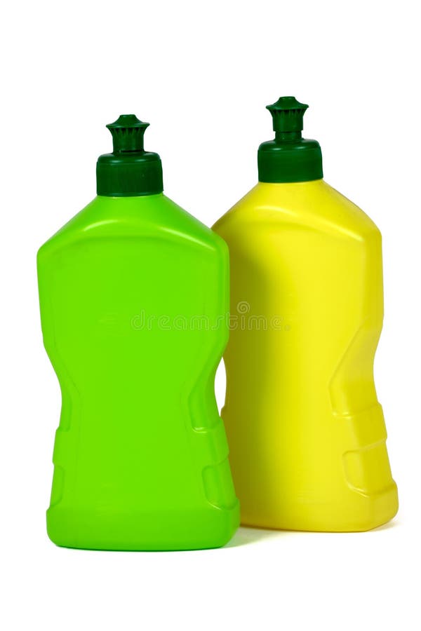 Plastic Packaging Bottles (isolated) Stock Image - Image of small ...