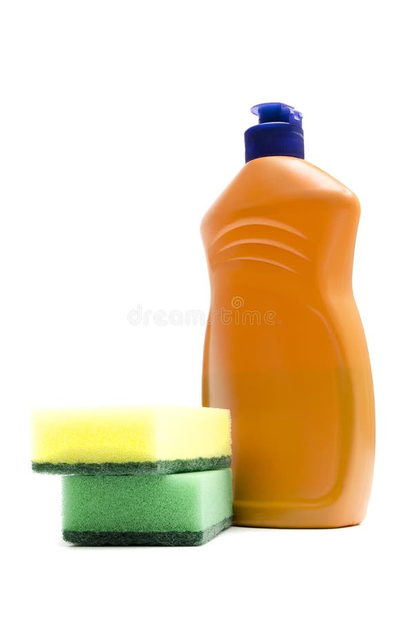 Plastic Packaging for the Dishwashing Liquid Stock Image - Image of ...