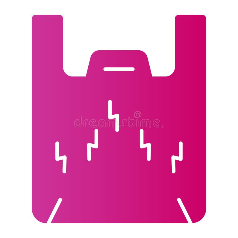 Plastic Packet Flat Icon. Plastic Bag Color Icons in Trendy Flat Style ...