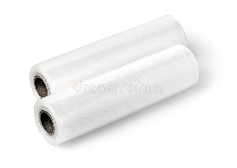 Plastic Packing Wrap Film Isolated Stock Image - Image of foil, texture ...