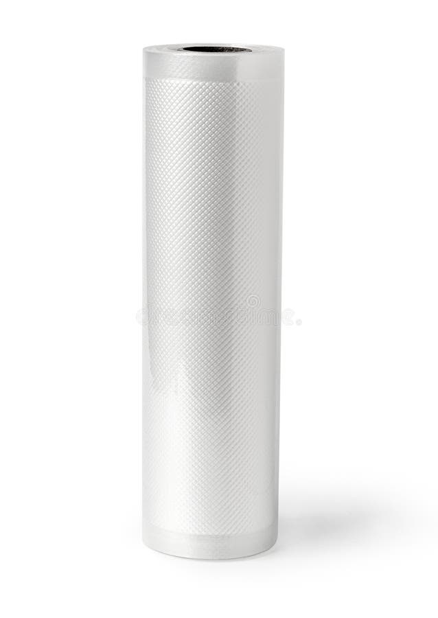 Plastic Packing Wrap Film Isolated Stock Photo - Image of equipment ...