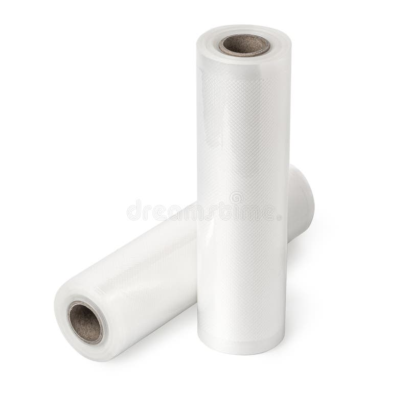 Plastic Packing Wrap Film Isolated Stock Image - Image of wrap ...