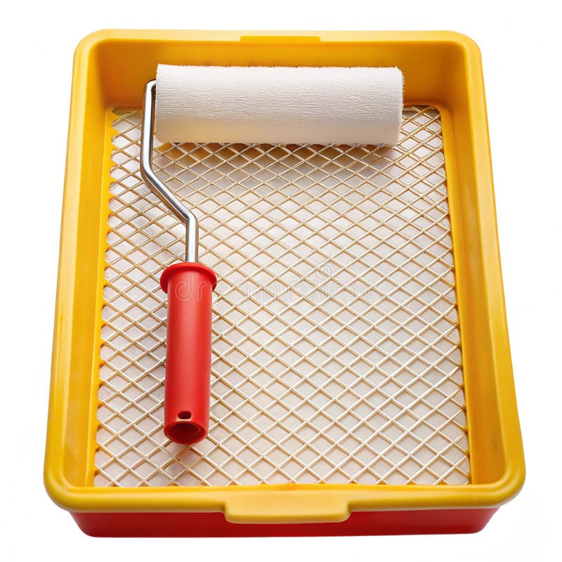 Plastic Paint Roller Tray with a Textured Grid for Even Application ...