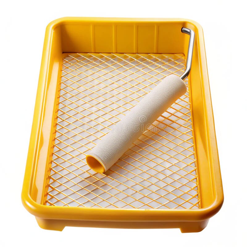 Plastic Paint Roller Tray with a Textured Grid for Even Application ...