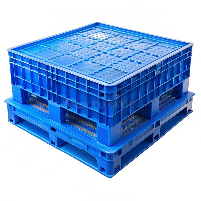 Plastic Pallet Protector with Weatherproof Coating Stock Illustration ...