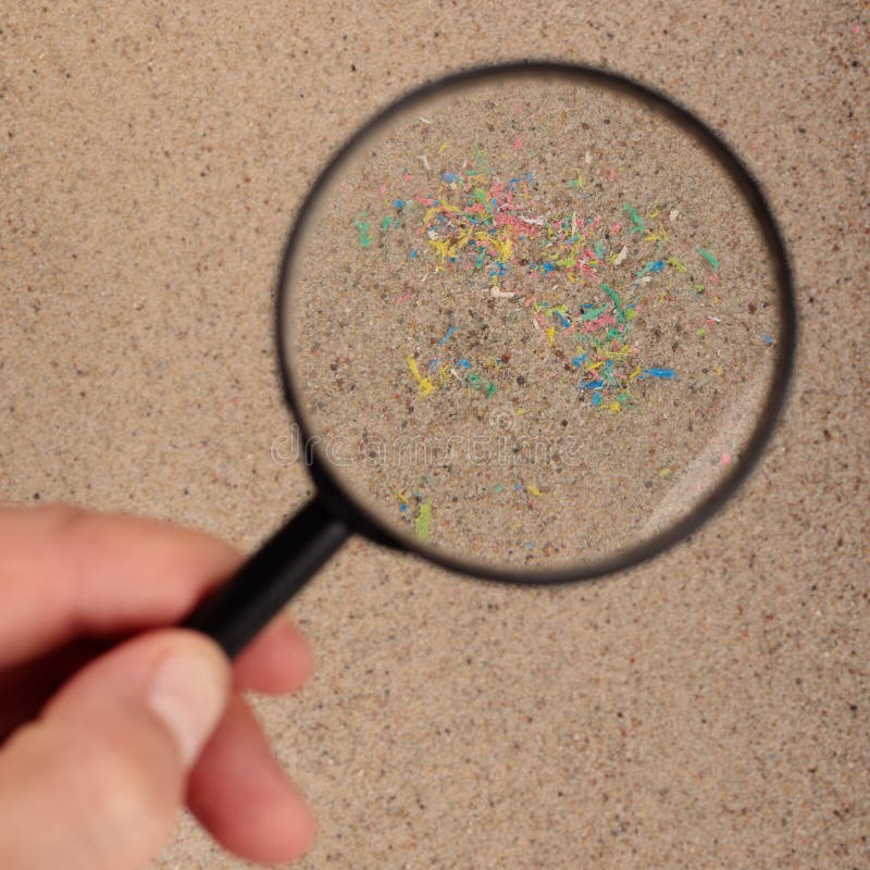 Very Fine Particles of Plastic Under the Lube. Micro Plastic Under ...