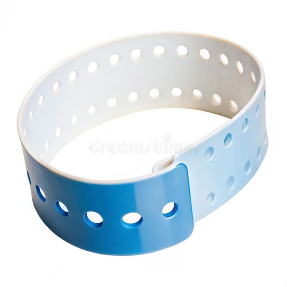 Plastic Patient Identification Wristband with Security Features Stock Illustration ...